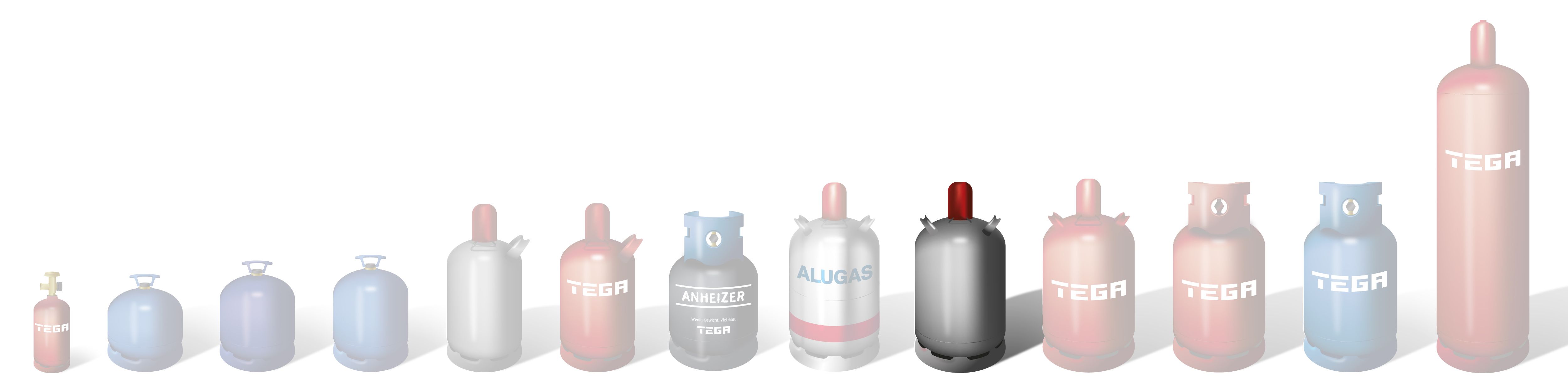 11 kg Propan Campingflasche